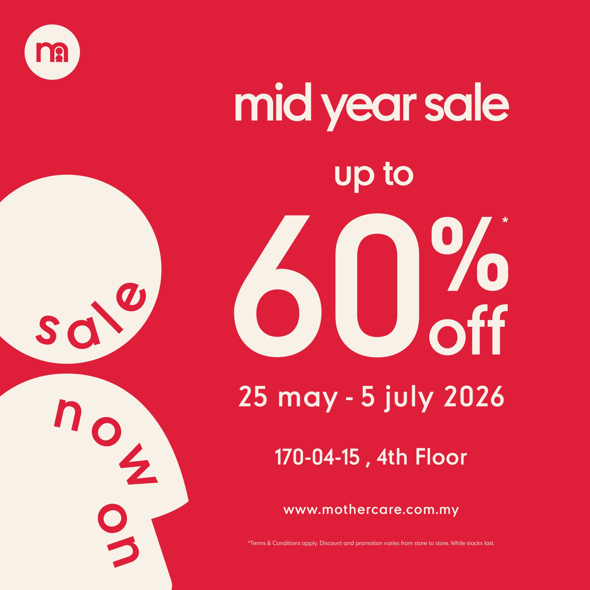 Mothercare Mid Year Sale is here! - Gurney Plaza